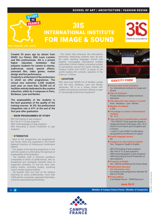 3is | Campus France